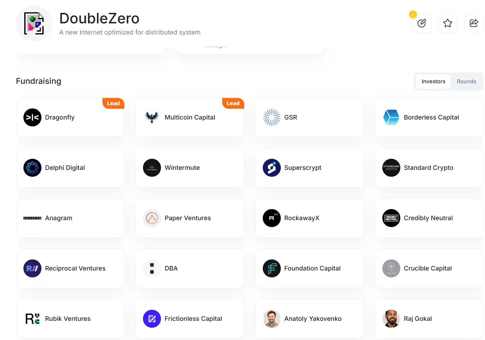 頂流VC押注2800萬美元、鋪設Web3“高速公路”，一文了解前Solana基金會核心成員新項目Double Zero - Coincaso