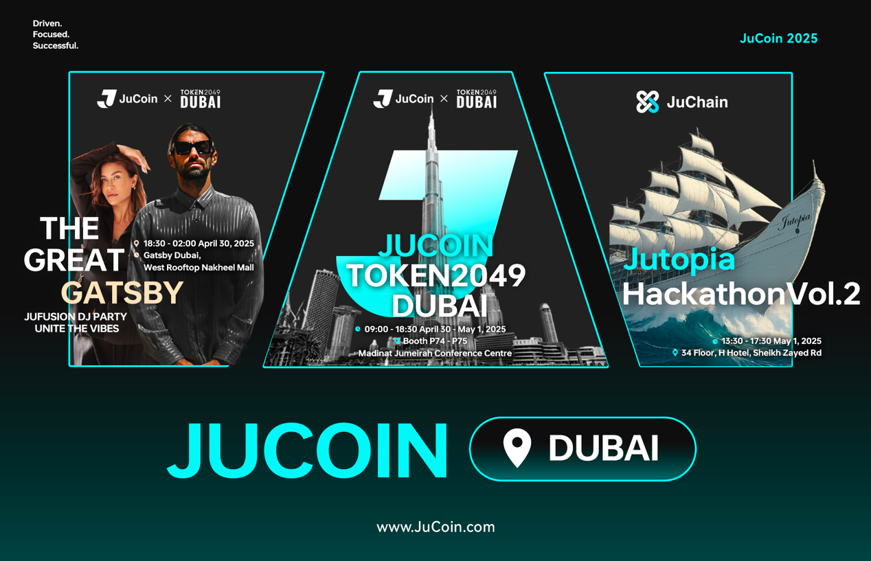 JuCoin 攜生態力量亮相迪拜 TOKEN2049 鏈接开發者與資本共塑 Web3 新紀元 - Coincaso